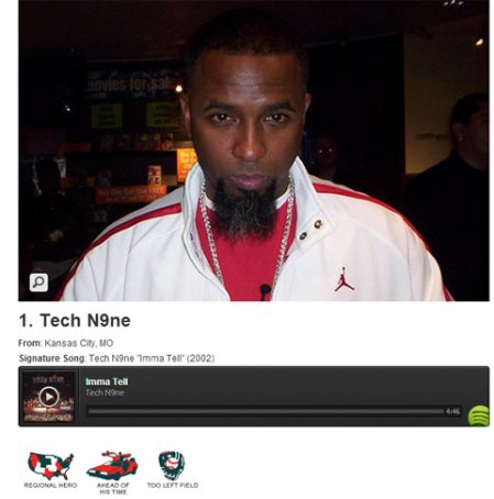 Complex Lists Tech N9ne As #1 Most Slept-On Rapper Of All Time