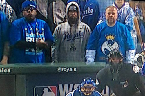 KC ROYALTY – Tech N9ne Sits Behind Home Plate At World Series Game 1